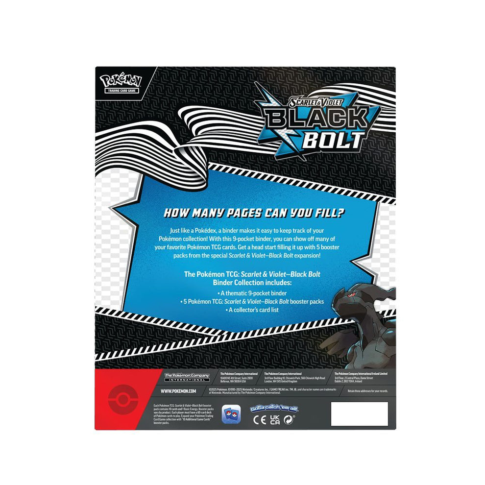 Pokémon Black Bolt & White Flare Black Bolt Binder Collection – King Cards
