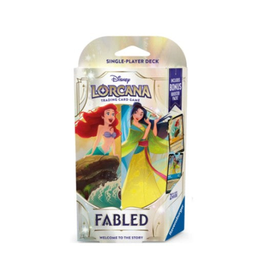 Disney Lorcana Fabled Starter Deck Mulan & Ariel – King Cards